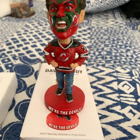 NHL | Other | New Jersey Devils Seinfeld David Puddy Bobble Head | Poshmark